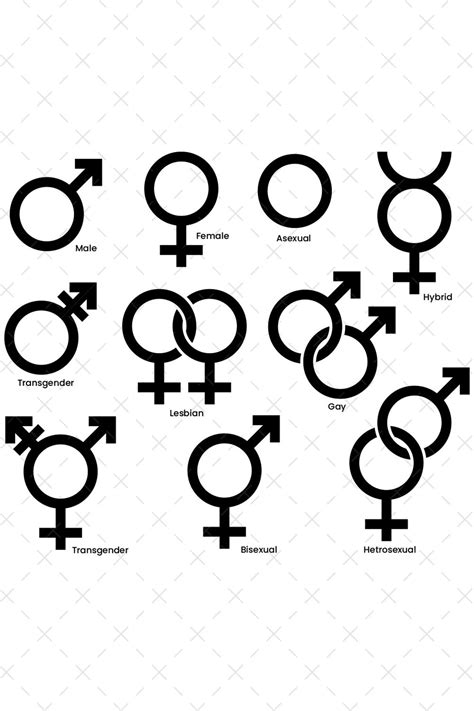Sex Svg Gender Symbols Silhouette Svg Png Dxf Pdf Eps Cricut And
