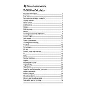 Texas Instruments TI 36X Pro User Manual PDF Manualsnet