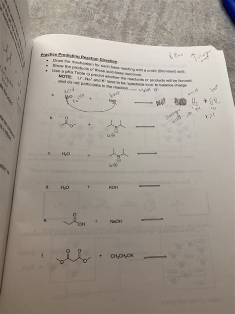 Solved Practice Predicting Reaction Direction Ti Pro Quando