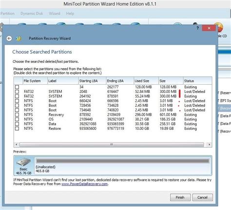 lost partitions solved windows 7 forums