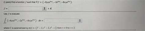 Solved Point Show That The Line Integral Chegg Com