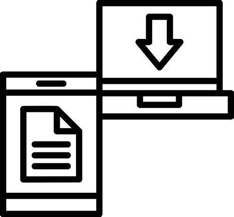 File Transfer Line Icon 14697514 Vector Art At Vecteezy