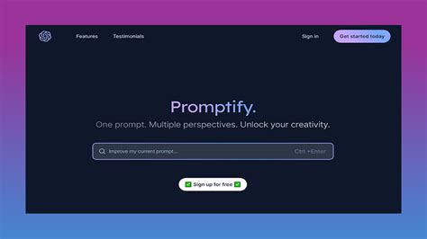 Promptify Editor Ai Futurepedia