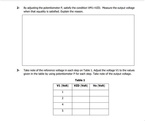 EXPERIMENT ANALYZING OPERATIONAL AMPLIFIER Chegg Com