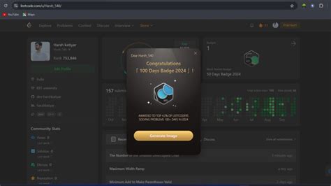 Harsh Katiyar On Linkedin Leetcode 100daysofcoding Techjourney Problemsolving Algorithms