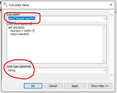 Arcmap Getting Error From ModelBuilder Calculate Values