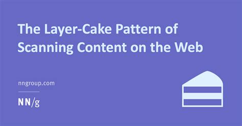 The Layer Cake Pattern Of Scanning Content On The Web Prototypr