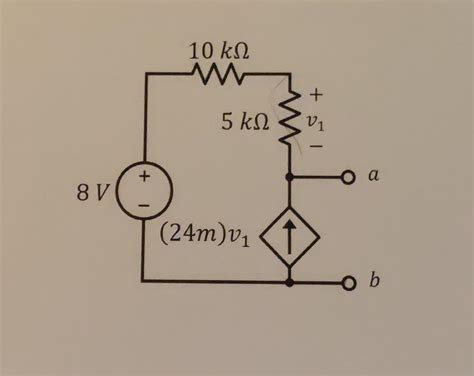 solved thevenin equivalent circuit for the circuits below