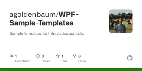 GitHub Agoldenbaum WPF Sample Templates Sample Templates For