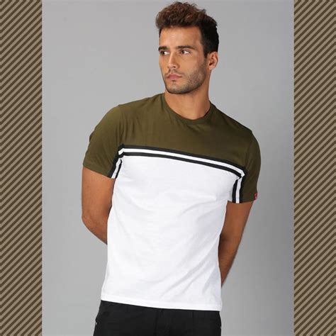 UrGear Men T Shirts Round Neck Colourblock UrGear