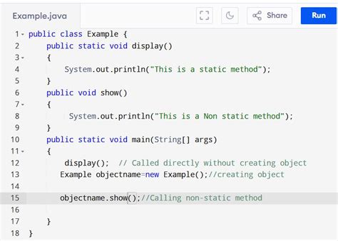 🎯 Understanding Static And Non Static Methods In Java For Beginners If Sangana Venkateswarlu