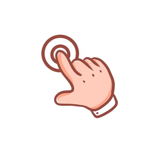 千库网点击反馈箭头手指鼠标元素编号13381363 花瓣网