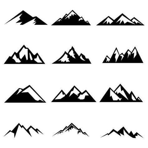 471600 Gunung Ilustrasi Grafik Vektor And Clip Art Bebas Royalti