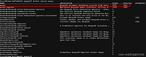 Docker 部署 Mongodbdocker部署mongodb Csdn博客