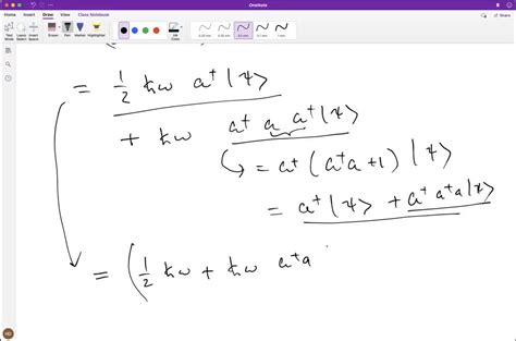 Solved A Write Down The Hamiltonian Operator For A Harmonic