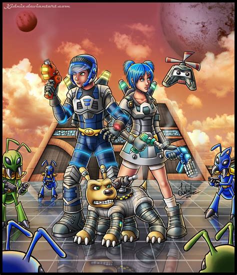 Jet Force Gemini Tribute By Lukael Art On Deviantart Gemini Dc