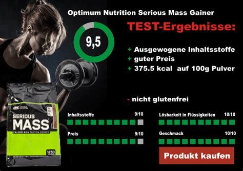 Optimum Nutrition Serious Mass Gainer Im Supplementtest