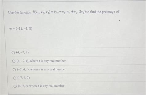 solved use the function t v1 v2 v3 v2−v1 v1 v2 2v1 to