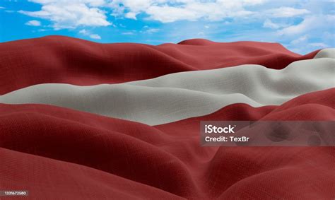 바람에 라트비아 플래그 현실적이고 물결 모양의 직물 플래그 3d 렌더링 0명에 대한 스톡 사진 및 기타 이미지 0명 관광