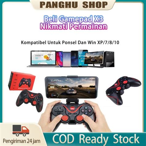 Panghu Gamepad Mobile Legends Stik Stick Android X3 Bluetooth Wireless