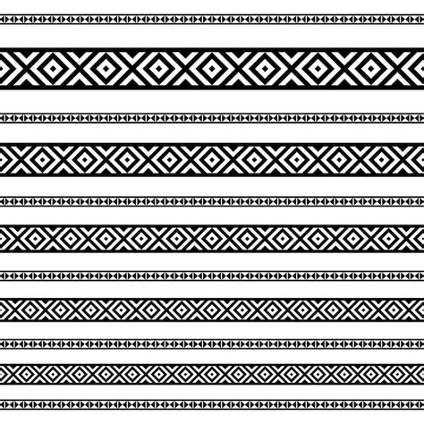 Premium Vector Border Decoration Elements Patterns