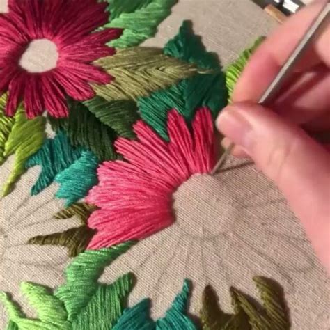 Punch Needle Flower Patterns At Justin Finn Blog