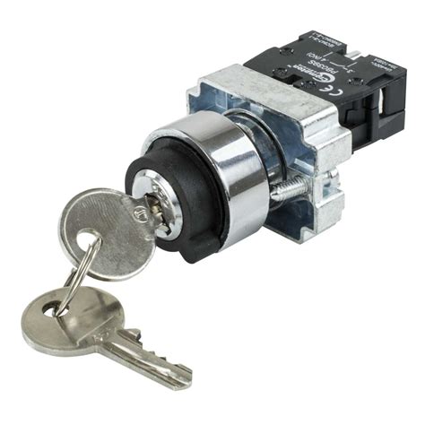 Crompton Selector Key Switch 2 Position Stay Put 1 No Contact Pb031cnobp Cef
