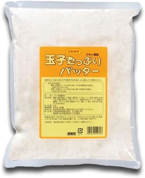 Jp 玉子たっぷりバッター 1kg 【日本食研・業務用】 パン粉生とあわせて使えばサクサクとした食感のフライが出来ます