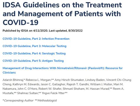 Infectious Diseases Society Of America على Linkedin Idsa Releases New