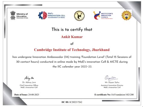 Ankit Kumar On Linkedin Completed Level 1