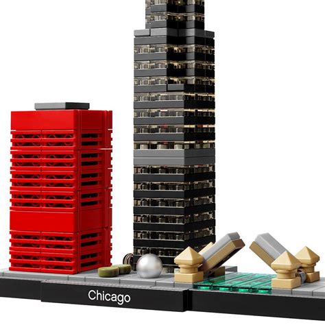 Lego Architecture Chicago 21033 Skyline Building Blocks Set 444 Pieces