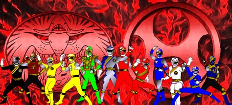 Wild Force Ninja Storm Team Up For Pinkrangerfan By Rangeranime On