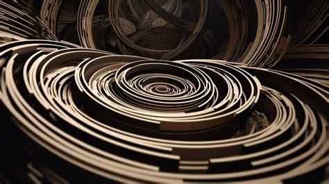 Concentration Randomly Rotated Geometric Shapes In 3d Rendered