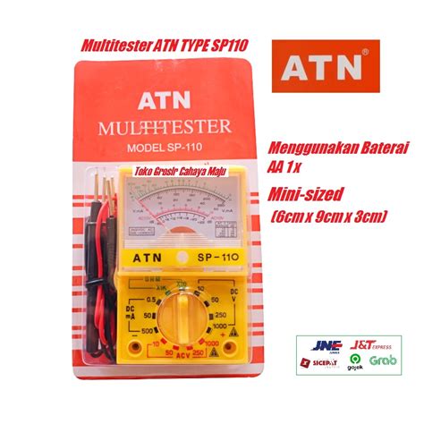 Jual Multi Meter Tester Avo Avometer Multitester Multimeter Analog Sp 110 Indonesia Shopee Indonesia