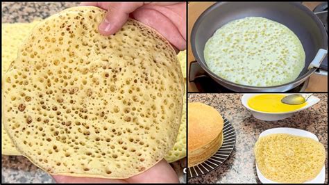 أسهل بغرير في خمس دقائق بدون اختمار بدون تعب 😍 يجي كي الشهدة 😍 بغرير