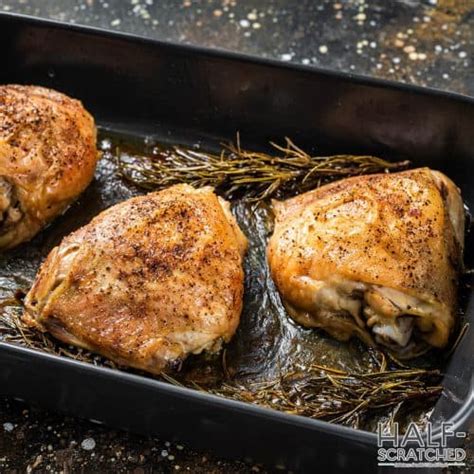 How Long To Bake Chicken Thighs At 350 F Half Scratched