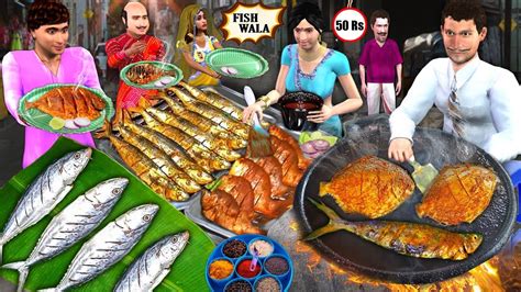 Software Employee Tawa Fish Fry Wala Roadside Street Food Hindi