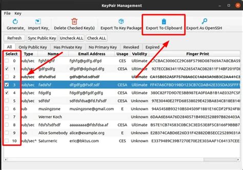 Import And Export Key Pair Gpgfrontend