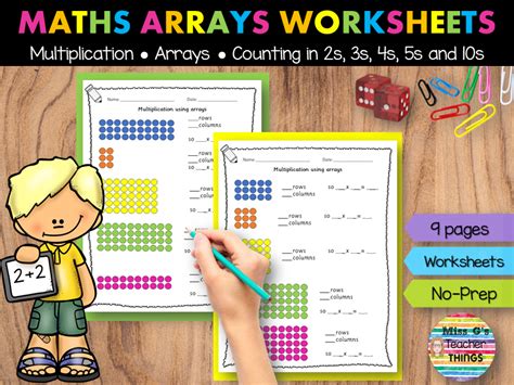 Year Arrays Counting In S S S S And S Multiplication Beginners Scaffolded