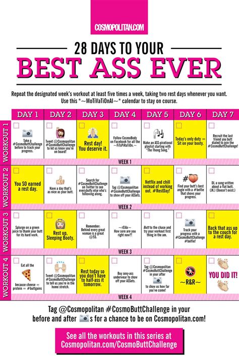 Heres How To Get Your Best Butt Ever In 28 Days Twists Butt