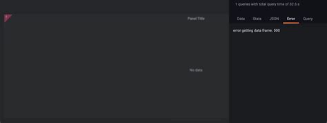exception handling in grafana infinity datasource · grafana grafana