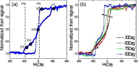 Color Online A Longitudinal MOKE Hysteresis Loop Of 60 Py Disk Array