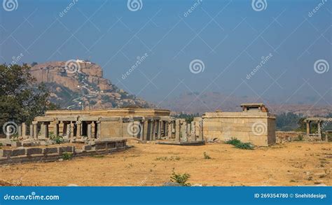 World Heritage Site And Group Of Historic Hampi Monuments In India