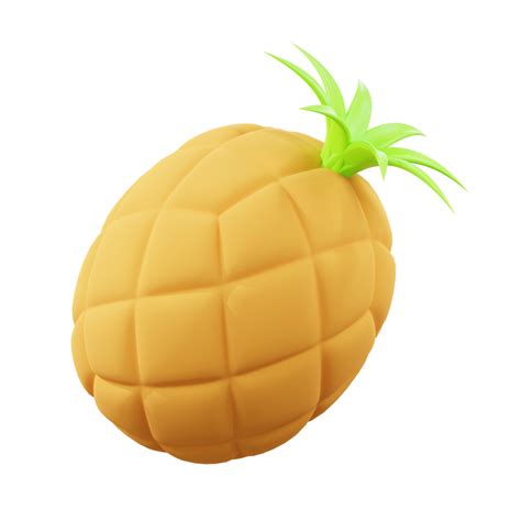 3d Icon Rendering Pineapple 22992105 Png