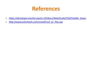 CSS3 Flex Layout PPT