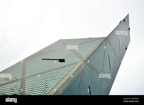 Hong Kong June10 2013 Citibank Tower Is Modern Glass And Steel