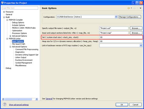How To Edit Compiler Flags In CCS MSP Low Power Microcontroller Forum MSP Low Power