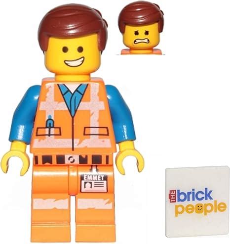 Amazon Com Lego The Movie Emmet Minifig With Smile And Scared Look Toys Games