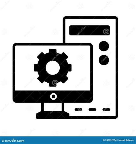 System Settings Vector Icon Which Can Easily Modify Or Edit Stock