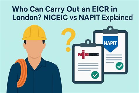 Who Can Do An EICR In London NICEIC Vs NAPIT Electricians